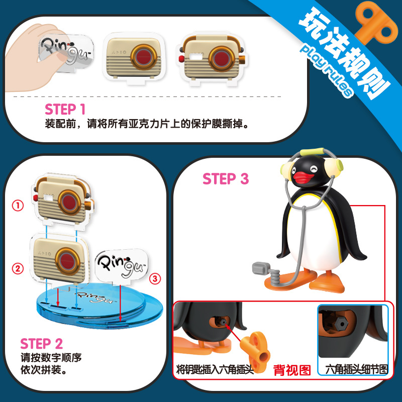 Pingu the Penguin Daily Life Series Miniature Scene Gashapon（ Blind Box ...